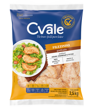 Filezinho Grelhado CVale 2,5 kg CVale - Sabor e Qualidade na Sua Mesa