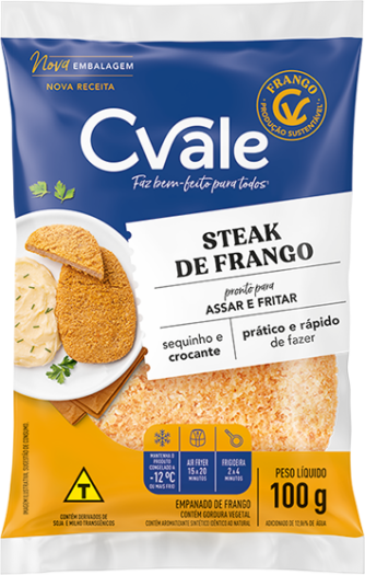 Steak de Frango CVale 100 g CVale - Sabor e Qualidade na Sua Mesa