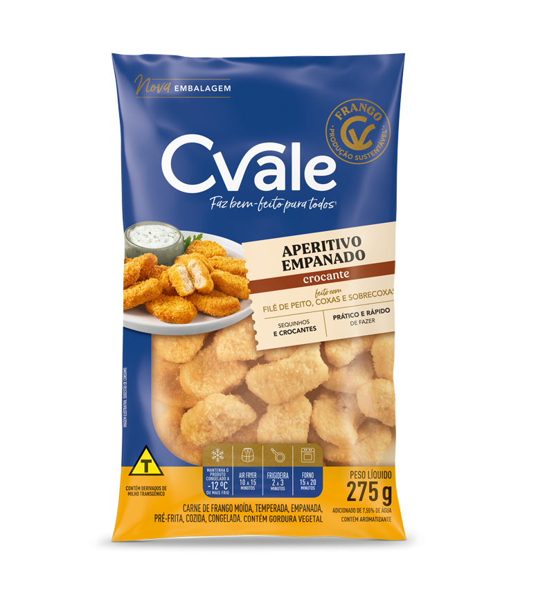 Crocante CVale 275g CVale - Sabor e Qualidade na Sua Mesa